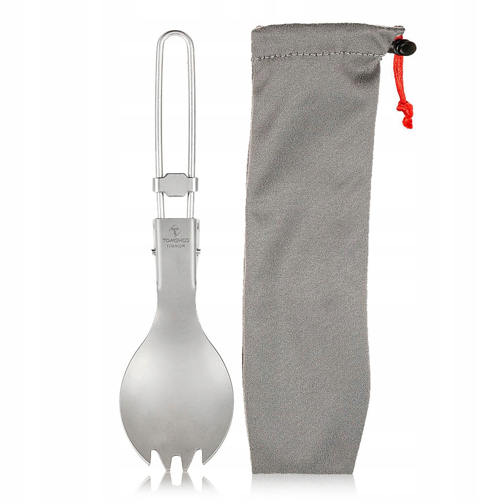 TOMSHOO Titanium Folding Spork Outdoor Camping - 770913316498 ...