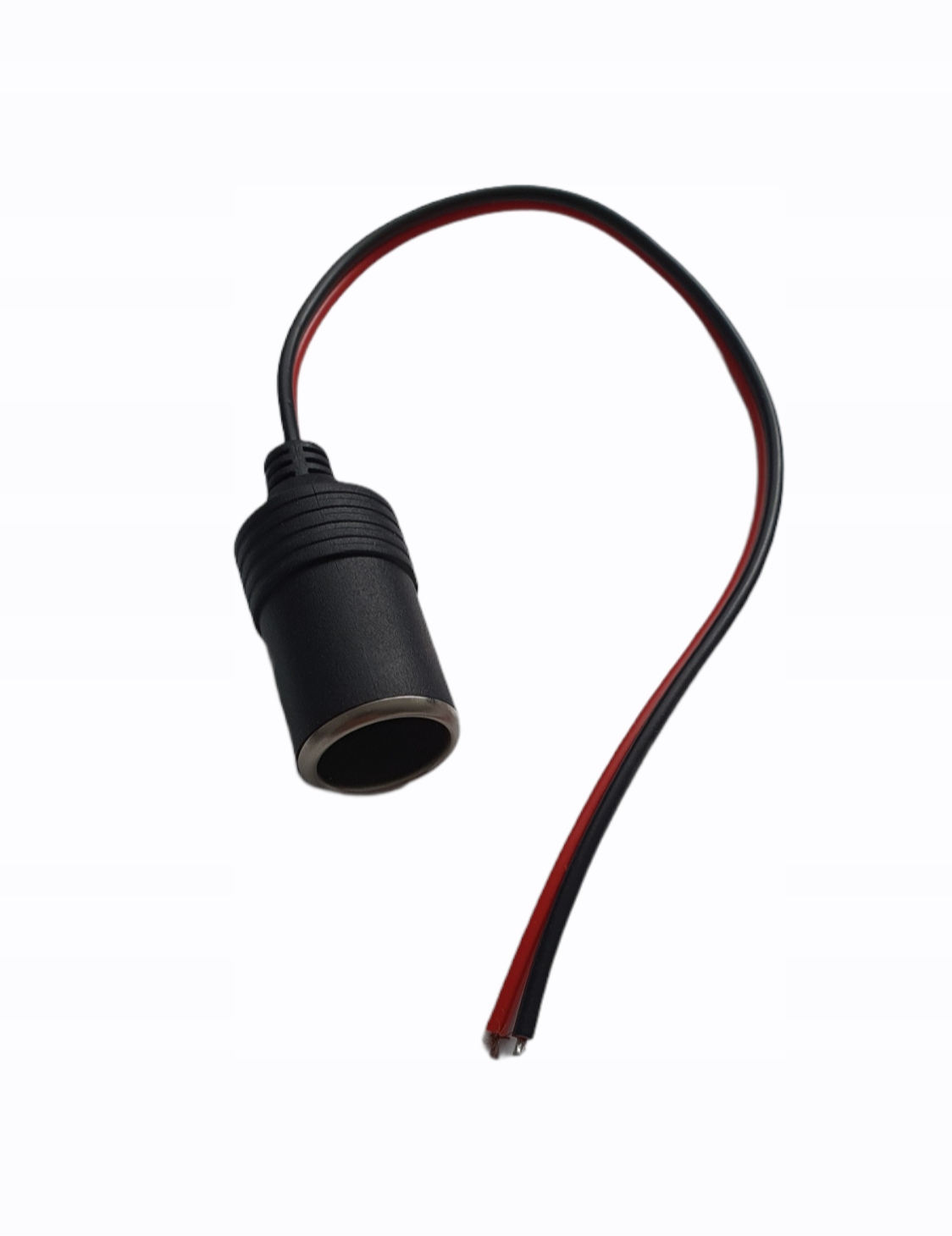 GNIAZDO ZAPALNICZKI SAMOCHODOWEJ Z PRZEWODEM 20CM - Sklep, Opinie, Cena w Allegro.pl