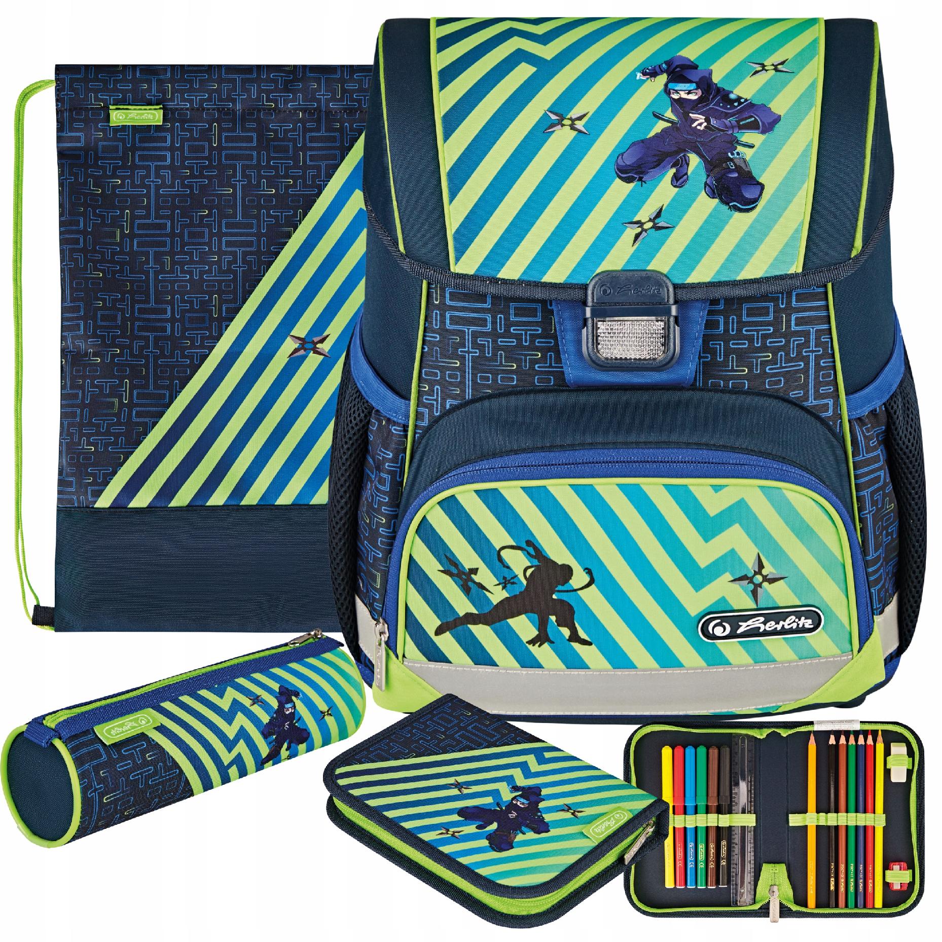 ŠKOLNÍ AKTOVKA LOOP PLUS HERLITZ NINJA SET - Allegro