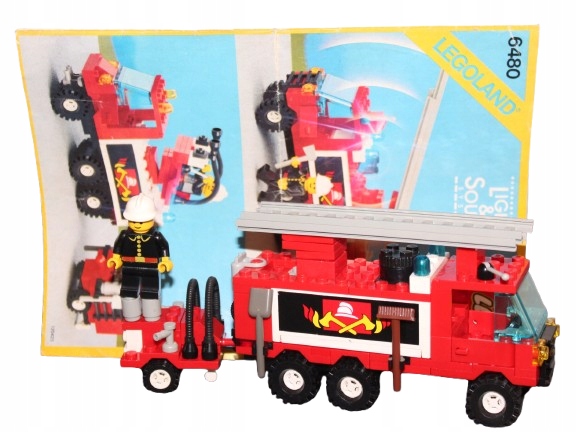 LEGO CITY TOWN CLASSIC 6480 INSTRUKCJA Hook and Ladder Truck ZESTAW ...