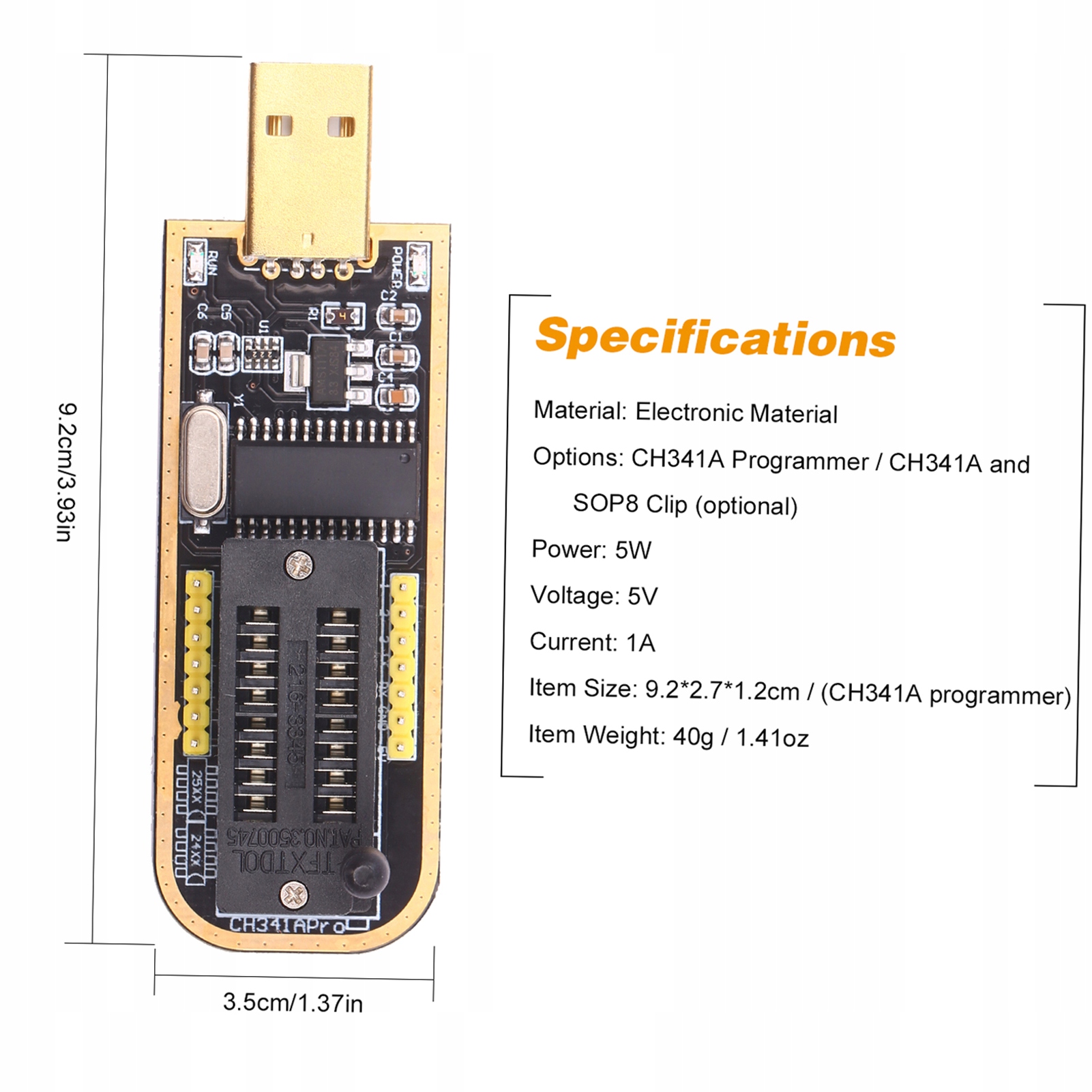 CH341A Programator USB EEPROM BIOS Flasher Programowalne obwody TG ...