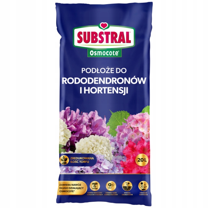 Substral Osmocote Ziemia Do Rododendronów 20 l • Cena, Opinie - Allegro