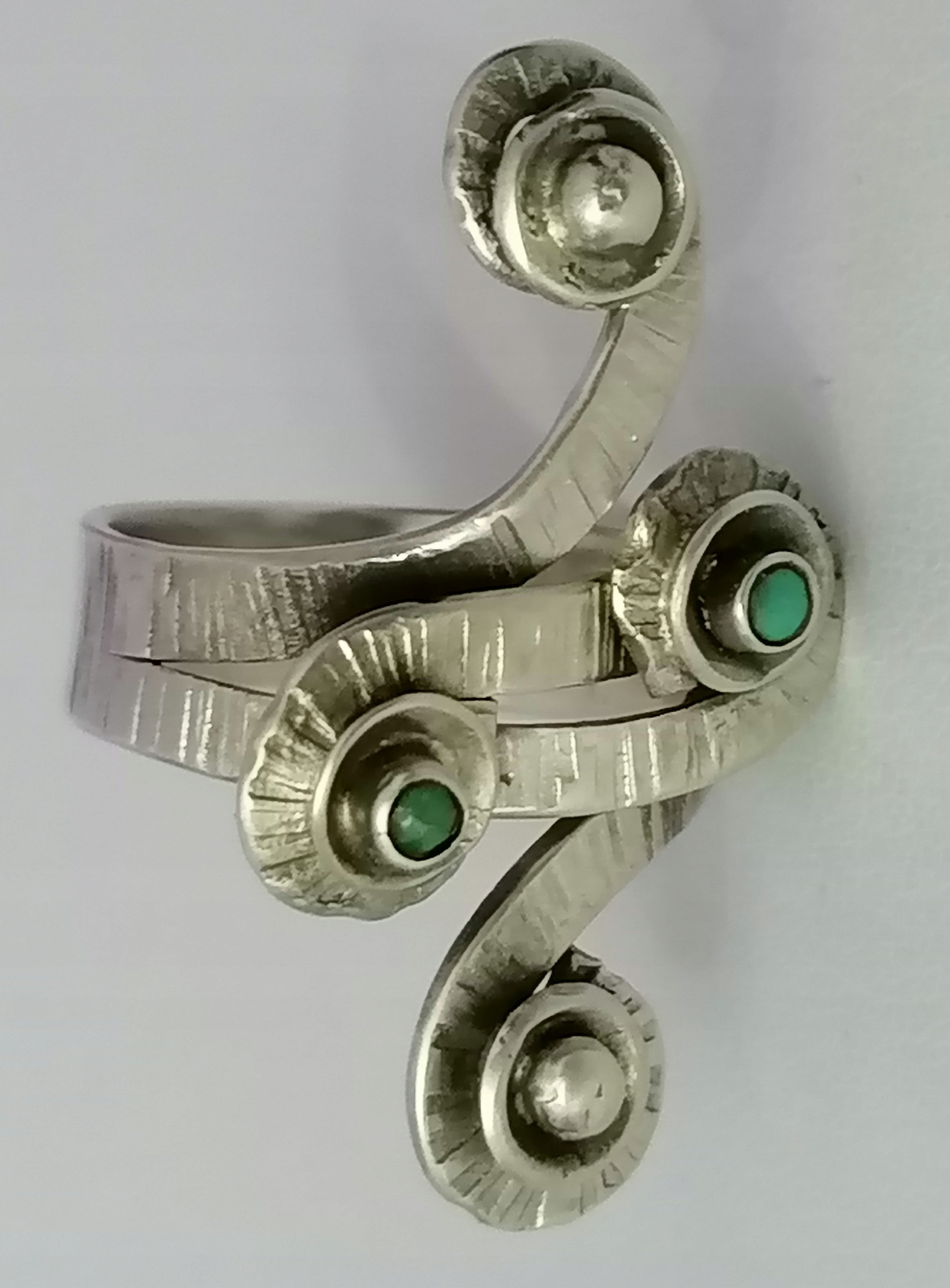 NIETYPOWY PIERŚCIONEK ZE SREBRA PRÓBY 925 • Cena, Opinie - Allegro