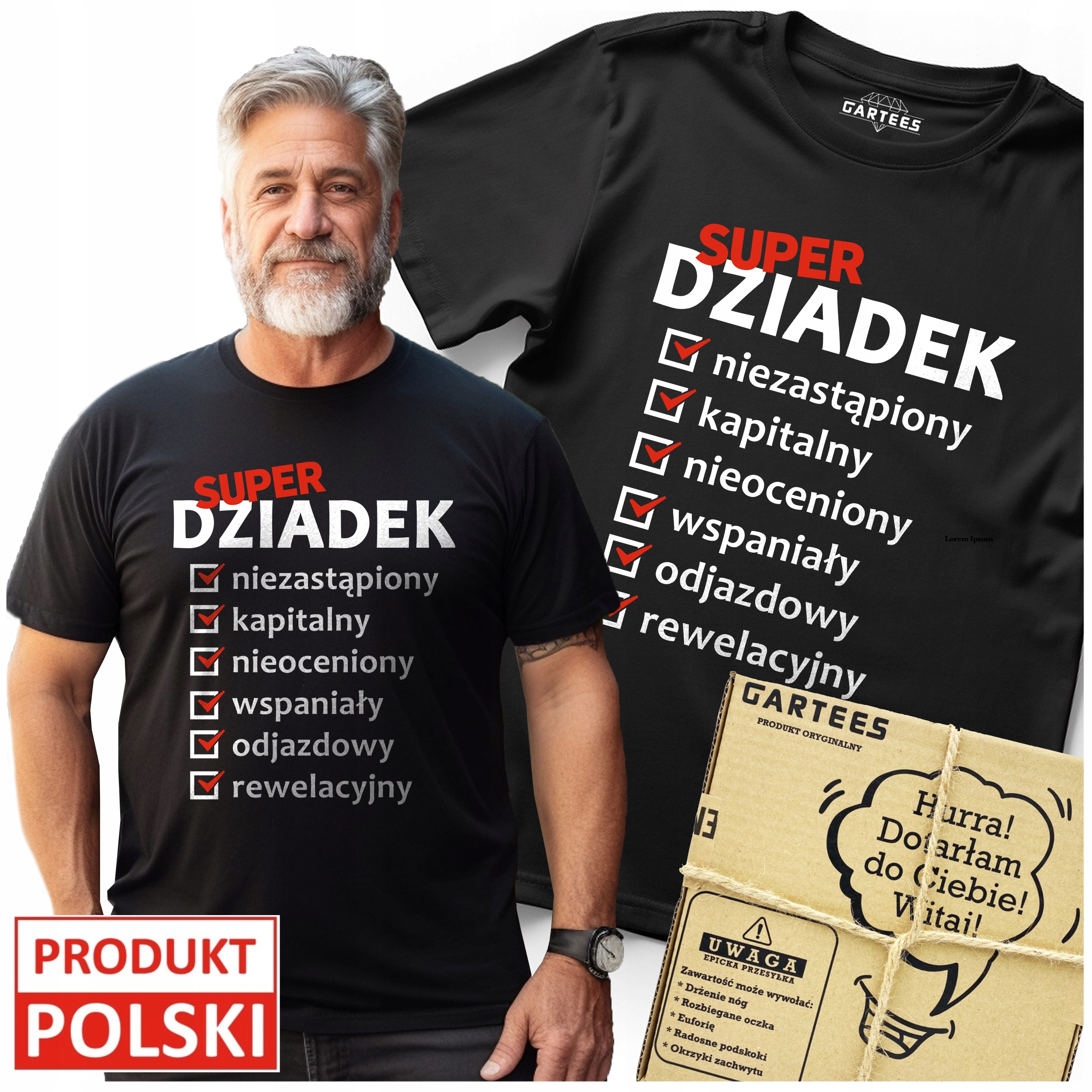 Pánske tričko okrúhly výstrih Gartees veľkosť 5XL - Allegro