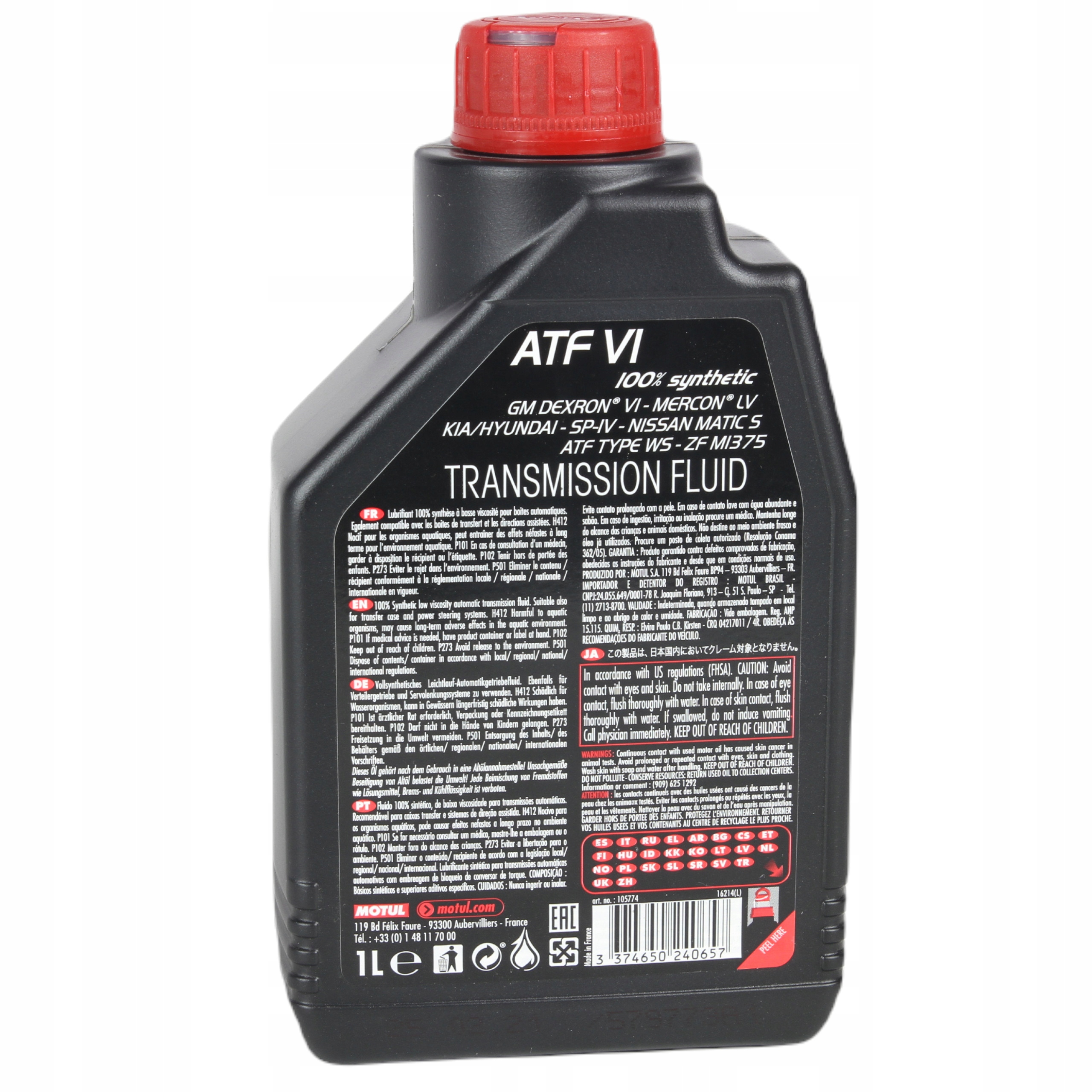 MOTUL ATF VI 1L 3374650240657 za 47.08PLN z Szczepańcowa - Allegro ...