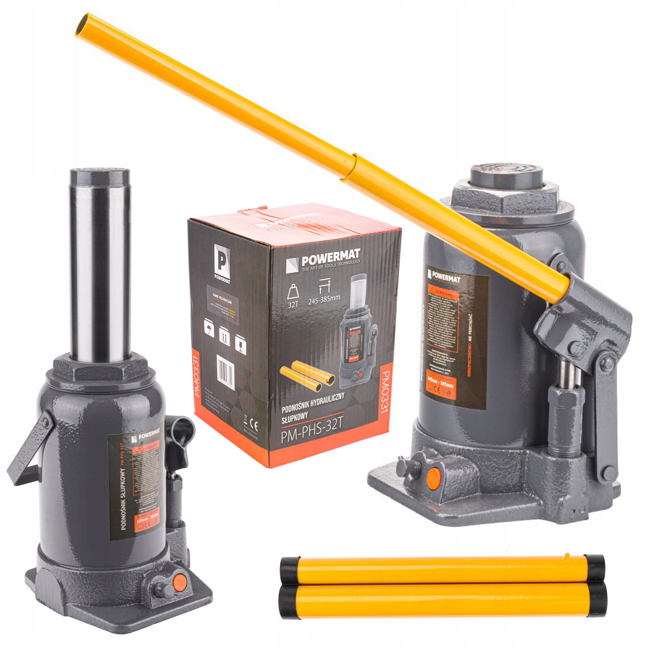 HIDRAULIKUS AUTÓEMELŐ OLAJ EMELŐ PALACKOS SZELEPES EMELŐ 32 TONNA ...