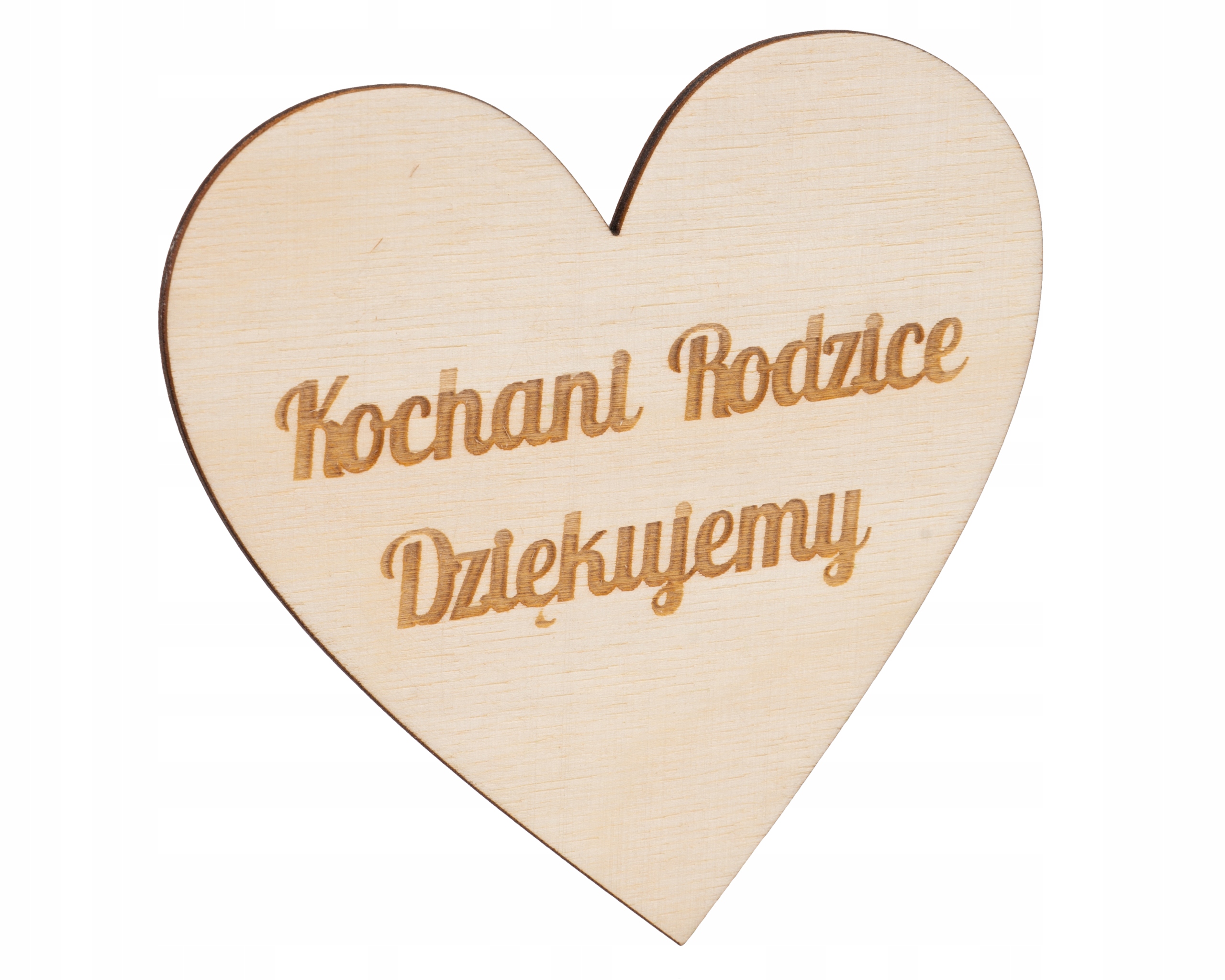 SERCE serduszko drewniane GRAWER DLA RODZICÓW 10cm • Cena, Opinie • Dekory 12666659700 • Allegro