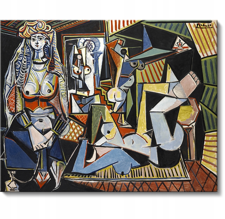 Algierki, Pablo Picasso, obraz 120x95 cm 16827160757 - Allegro.pl