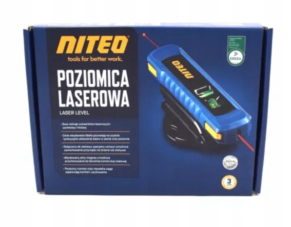 Poziomica libella Niteo Tools 0,15 m • Cena, Opinie - Allegro