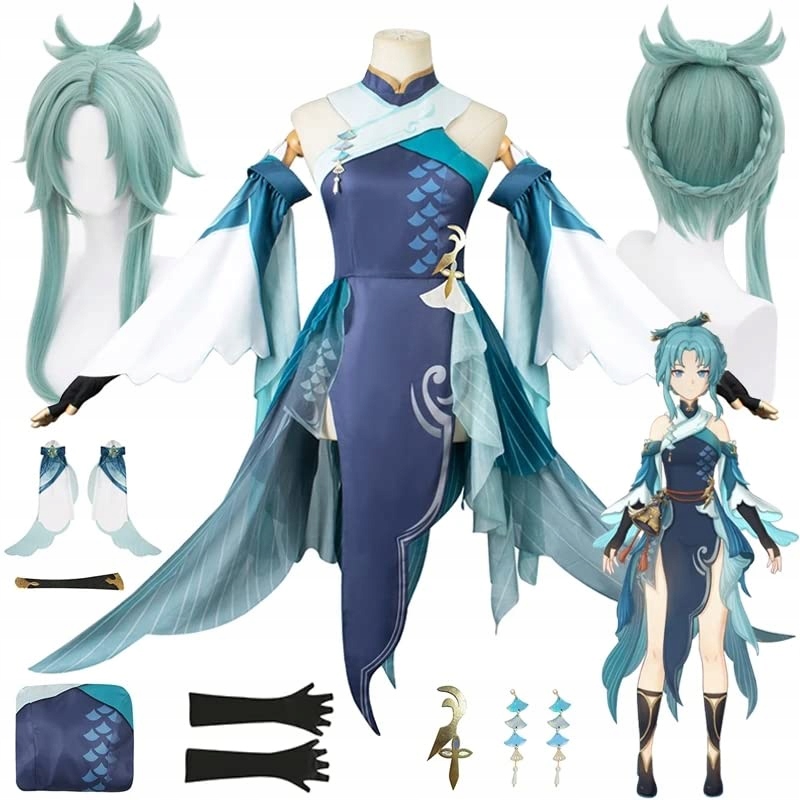 GenshinImpact Madame Ping Cosplay Kostium + Peruka 13967402192 - Allegro.pl GenshinImpact Madame Ping Cosplay Kostium + Peruka 13967402192 - Allegro.pl