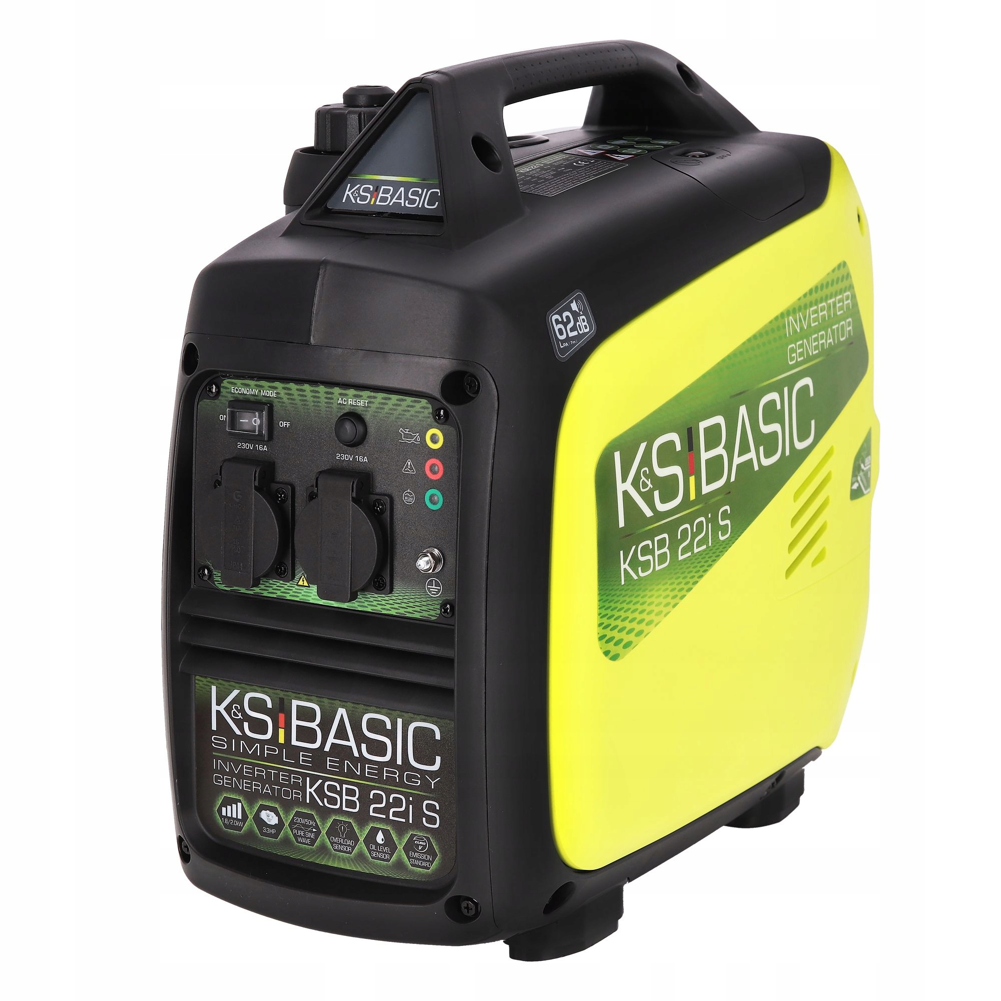 Jednofázový přenosný generátor K&S Basic 2000 W benzín - Allegro