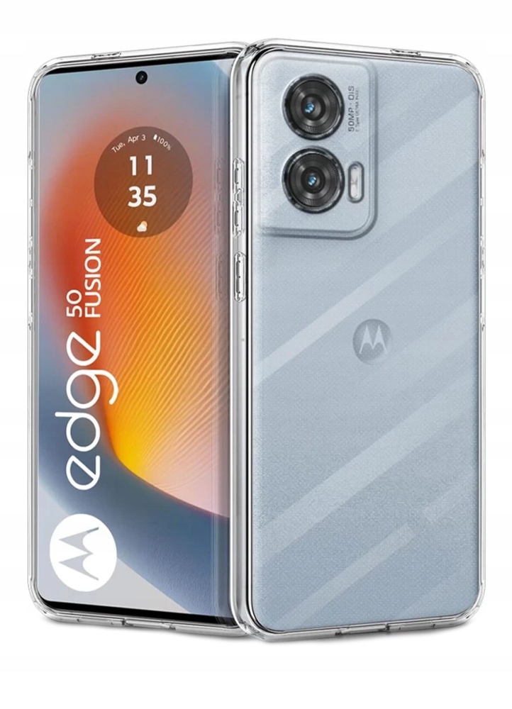 Plecki MARTECH do Motorola Edge 50 Fusion bezbarwny • Opinie - Allegro