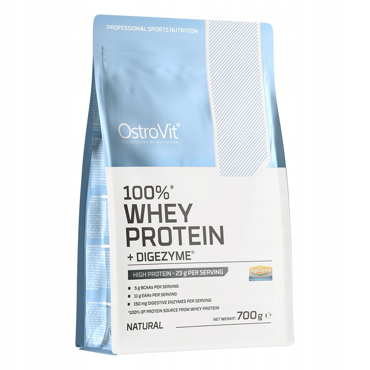 WHEY PROTEIN CONCENTRATE OstroVit WPC 700 g BIAŁKO SERWATKOWE + DigeZyme - 5903933921181 ...