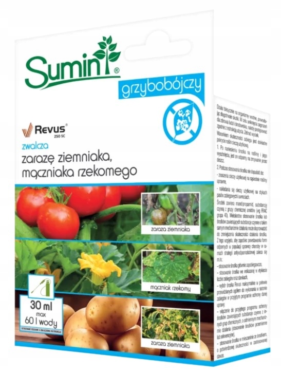 SUMIN Revus 250 SC środek grzybobójczy zwalcza zarazę ziemniaka 30 ml ...