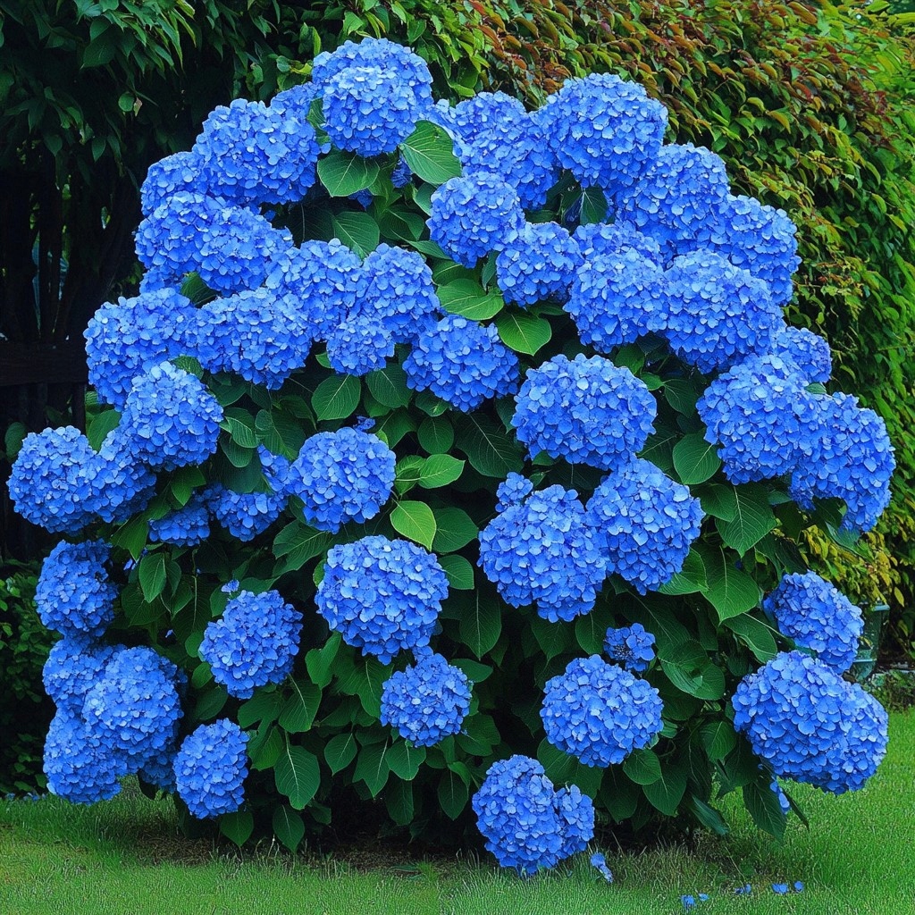 Hydrangea 'Early Blue' MODRÁ HORTENZIE - Velké Květy Hortenzie Zahradní ...
