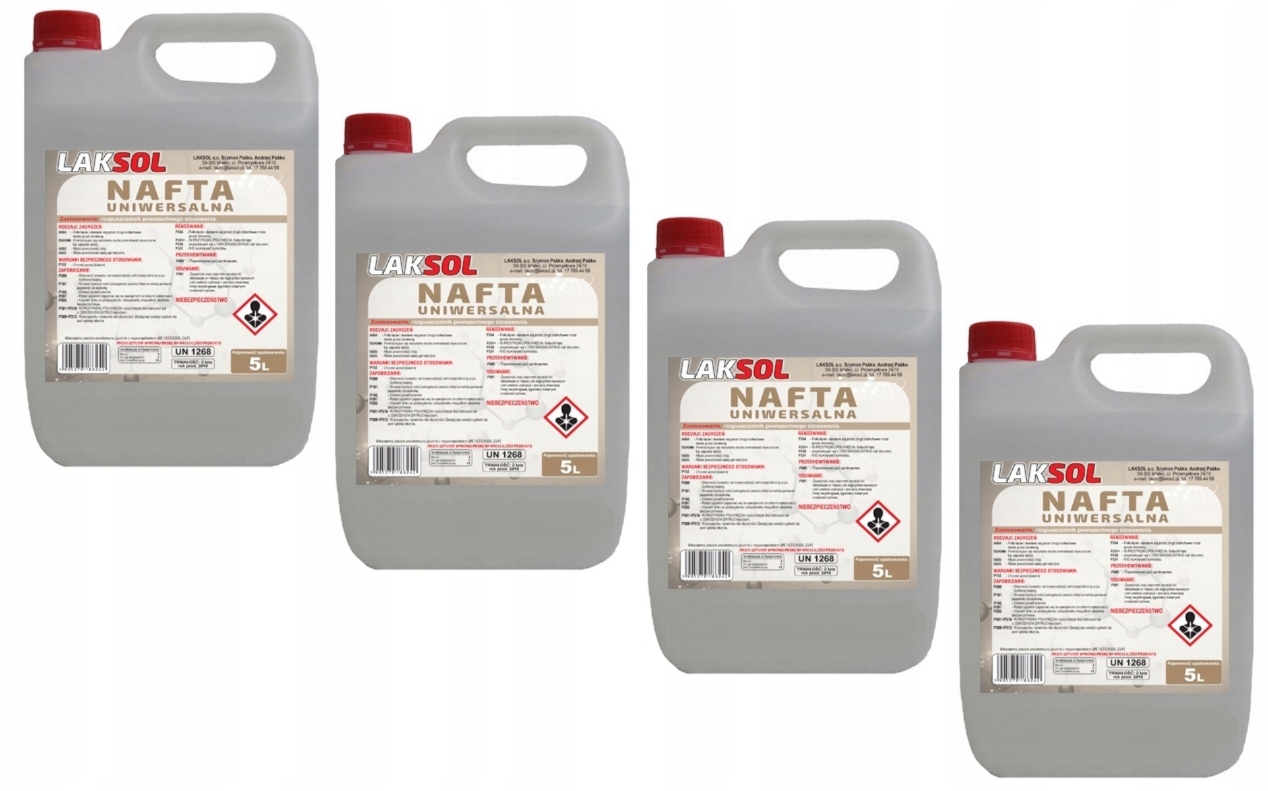 NAFTA 4x5L UNIWERSALNA do PIECYKÓW LAMP ŚWIETLNA naf5 za 235,90 zł z ...