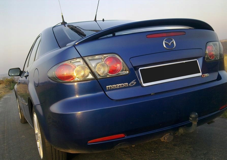 MAZDA 6 SPOILER LOTKA SPOJLER NA KLAPĘ PODKŁAD! • Cena, Opinie - Allegro