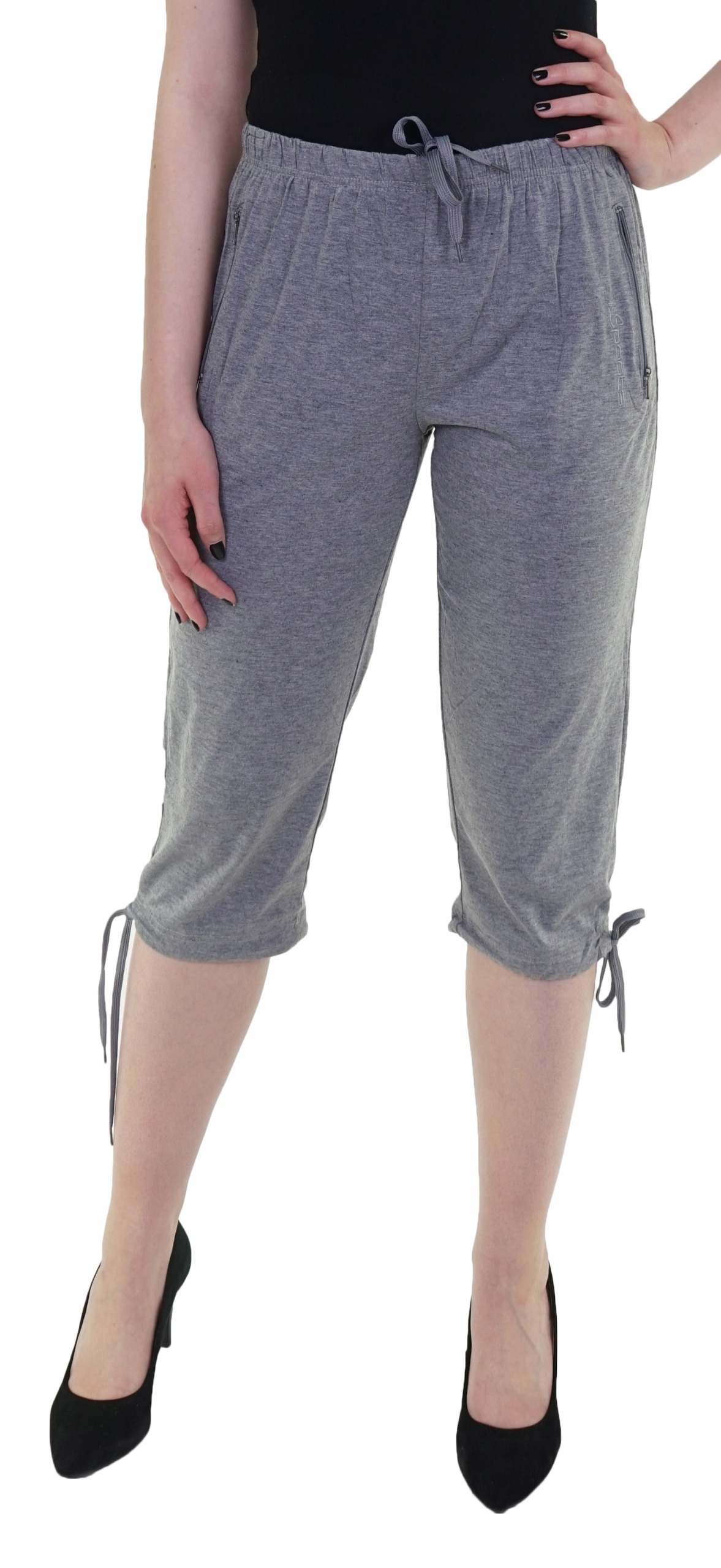 Spodnie damskie RYBACZKI DRESOWE gładkie 3/4 • Cena, Opinie • Casual ...