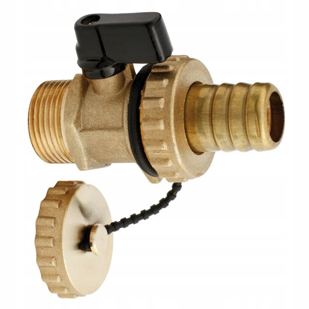 Zawór kulowy spustowy 3/4” prosty Hydroland Z.SP-20 (5900308730782) • Cena, Opinie • Zawory ...