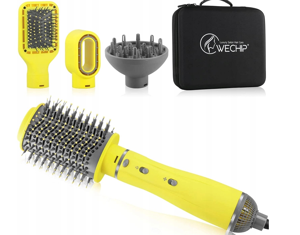 WECHIP SUSZARKA DO WŁOSÓW 4 KOŃCÓWKI ŻÓŁTA - Sklep, Opinie, Cena w Allegro