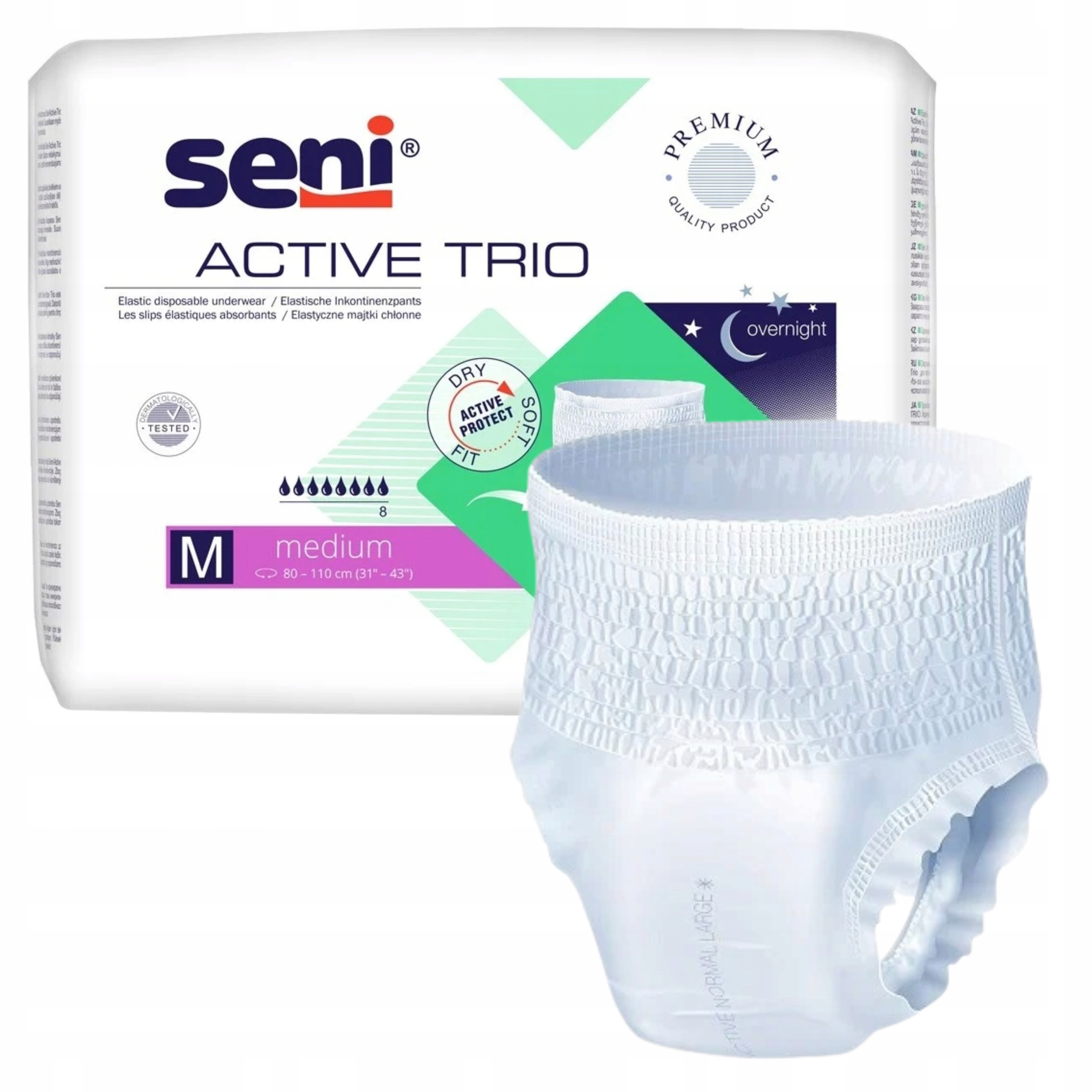 Majtki Chłonne Seni Active Trio - Niska cena na Allegro