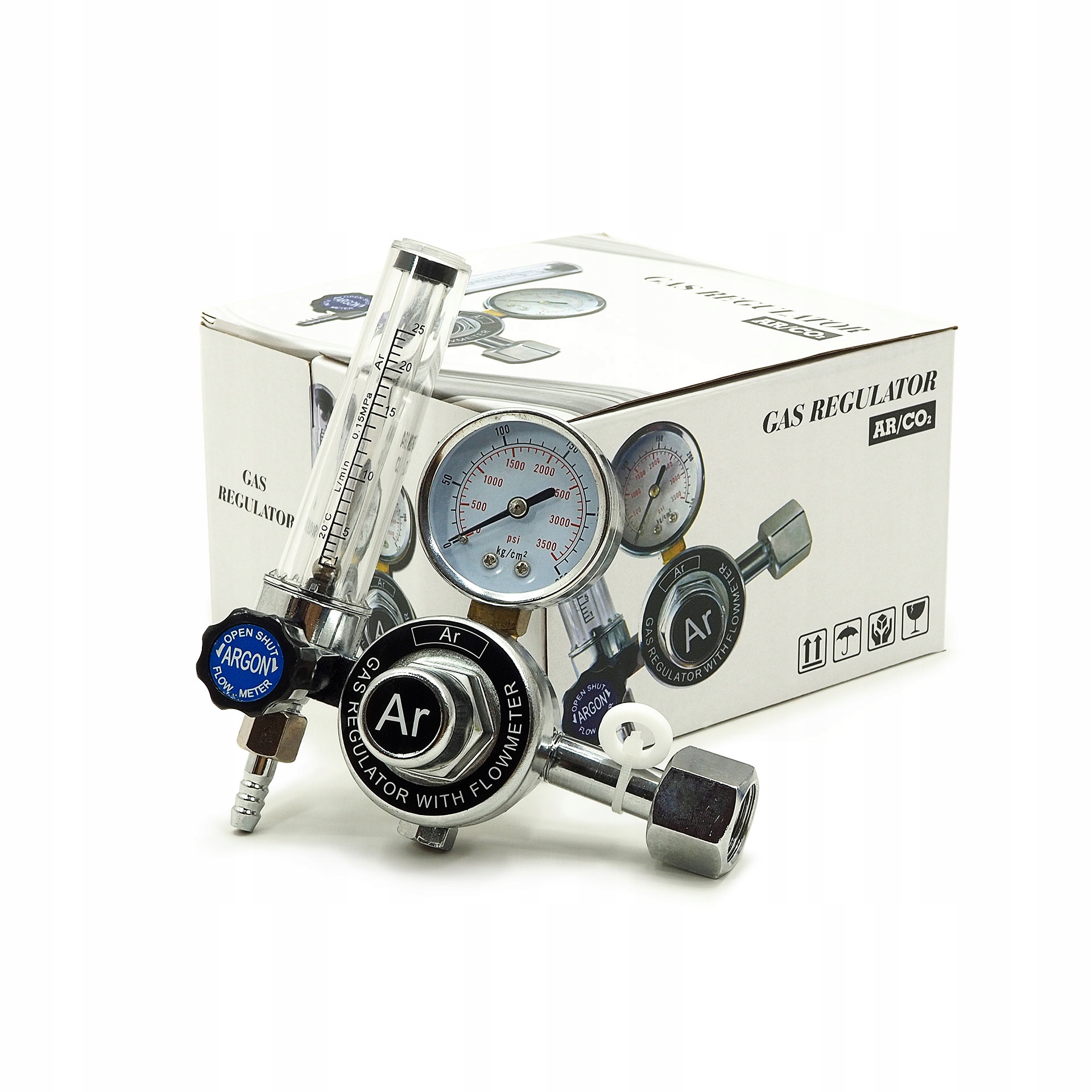 Reduktor z rotametrem ARGON MIX Ar/CO2 CO2 ZR-67 • Cena, Opinie • Reduktory 10502104825 • Allegro