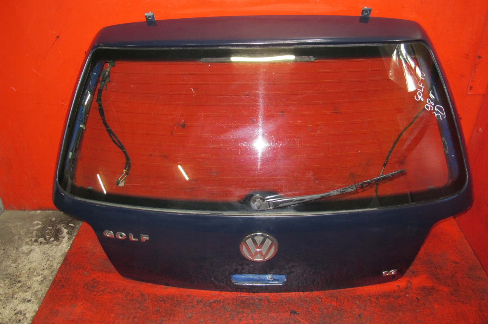 VW GOLF 4 IV HB 5D KLAPA BAGAŻNIKA TYŁ TYLNA GRANATOWA za 299.00PLN z Wieliczka - Allegro ...