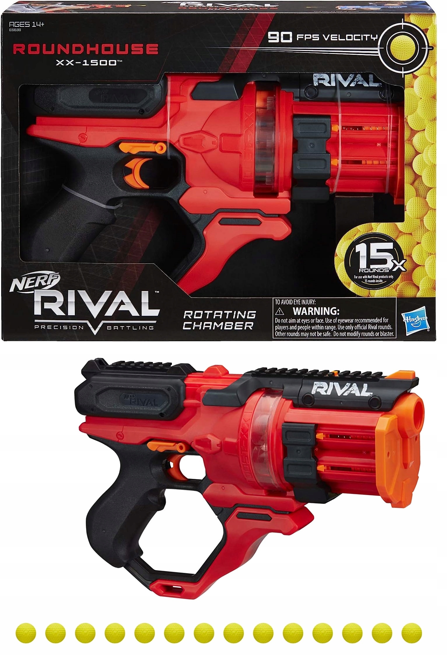 NERF RIVAL BB GUN ROUNDHOUSE E6638 za 21,42 € - Allegro