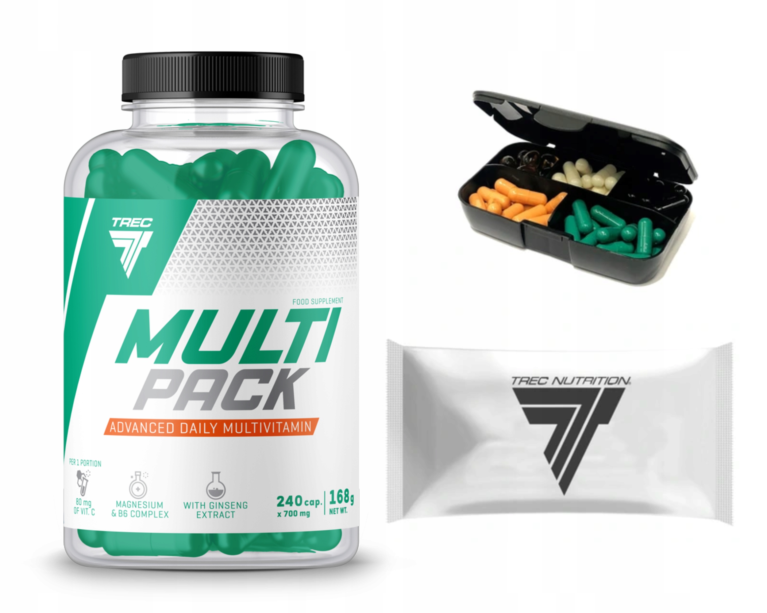 Witaminy kapsułki Trec Nutrition MultiPack multiwitaminy 168 g 240 szt ...