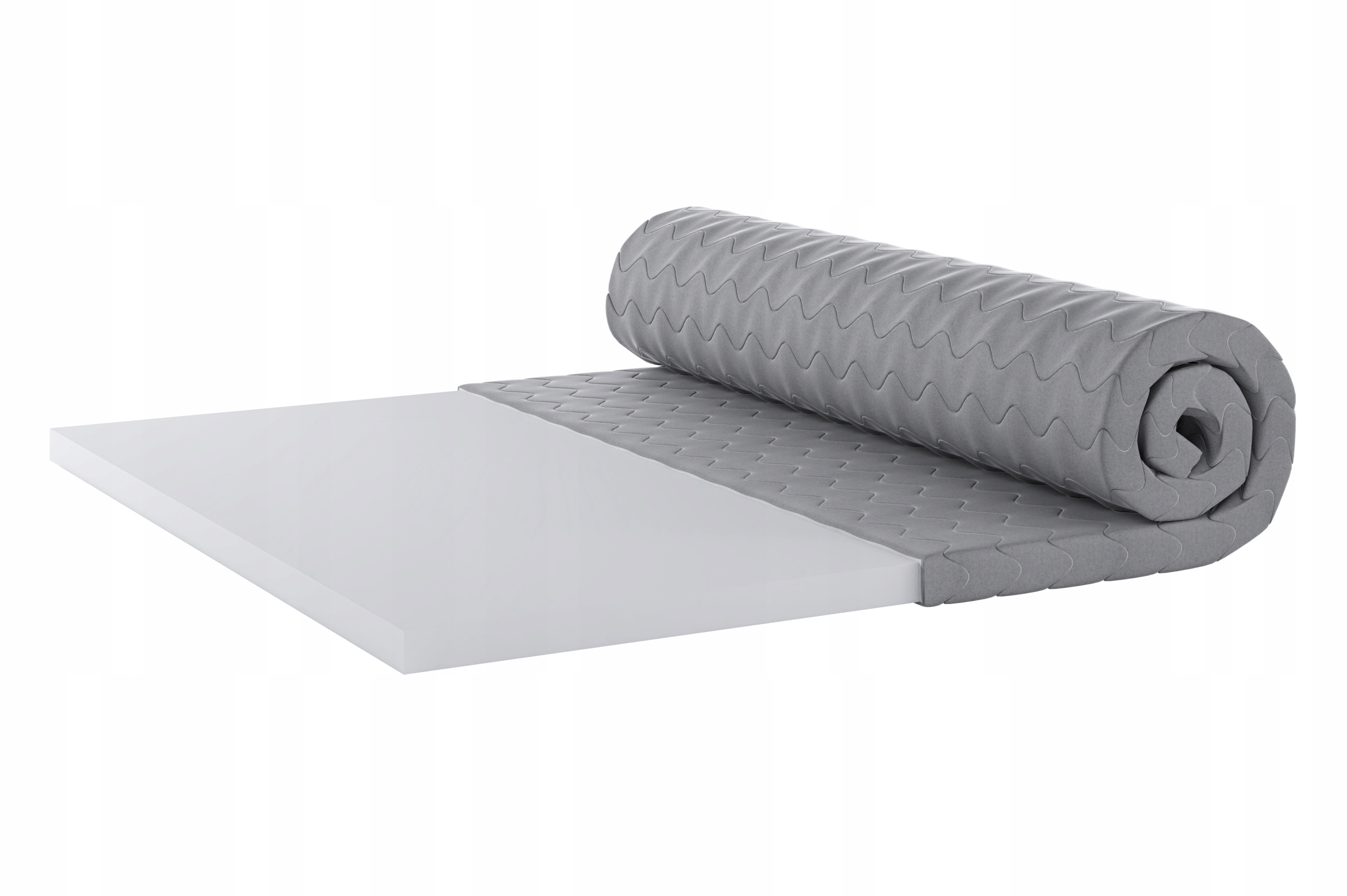 Nakładka miękka na materac HR H2 SZARY 160x200 6cm (HR6) • Cena, Opinie ...