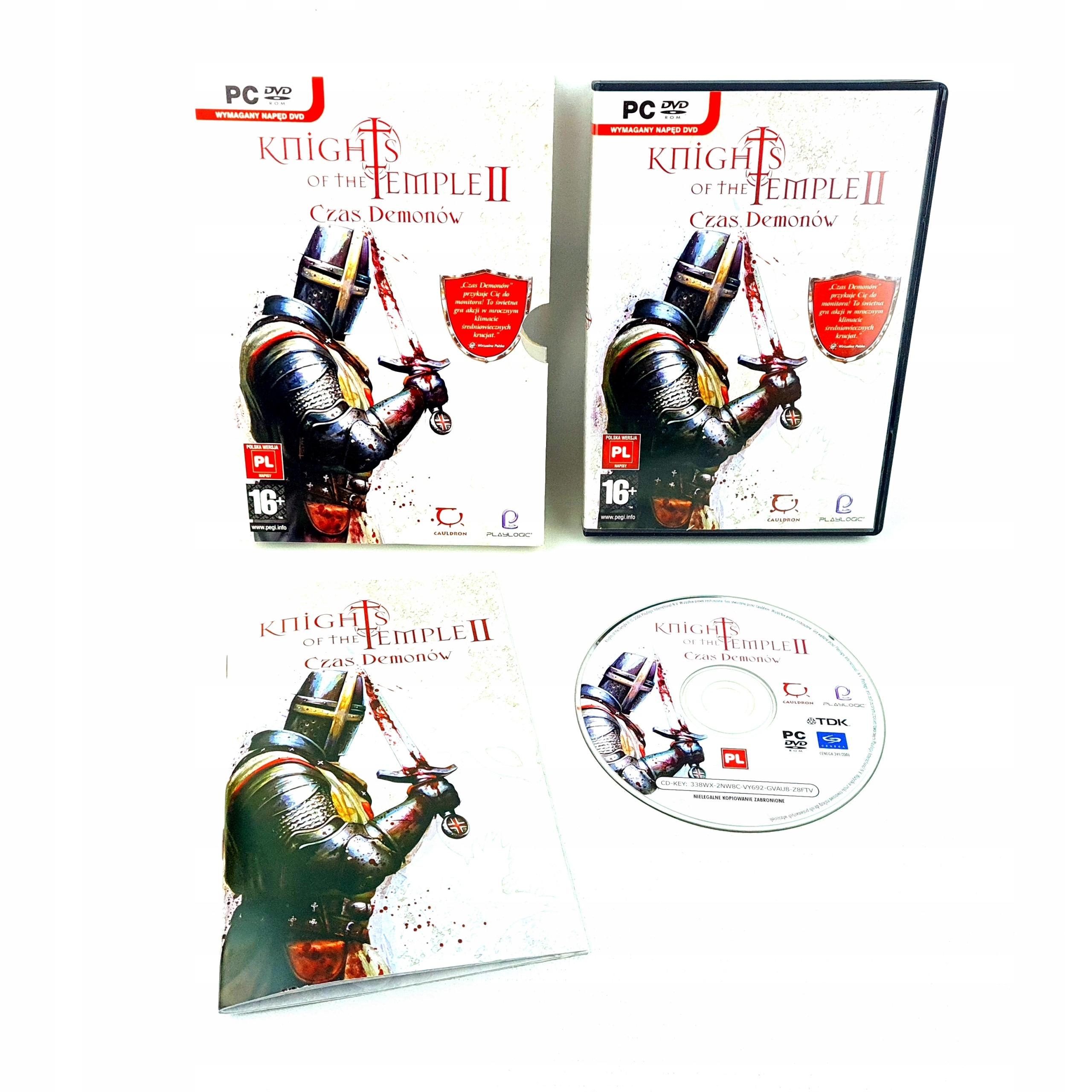 KNIGHTS OF THE TEMPLE II 2 PC POLSKIE WYDANIE PL - Stan: Używany 117.00PLN - Sklepy, Opinie ...