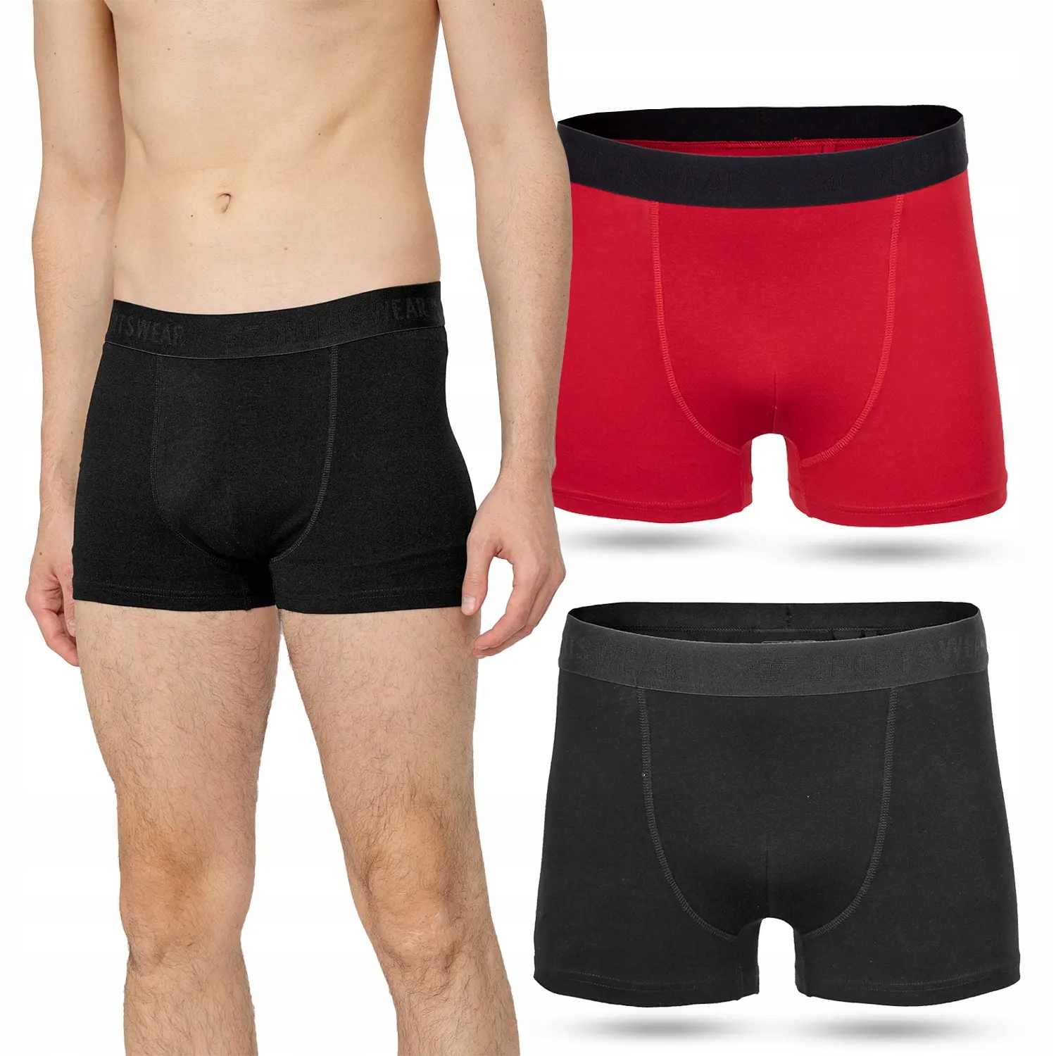 BOKSERKI MĘSKIE 4F MAJTKI BIELIZNA SLIPY ZESTAW 2PAK Z22-BIM350 ...