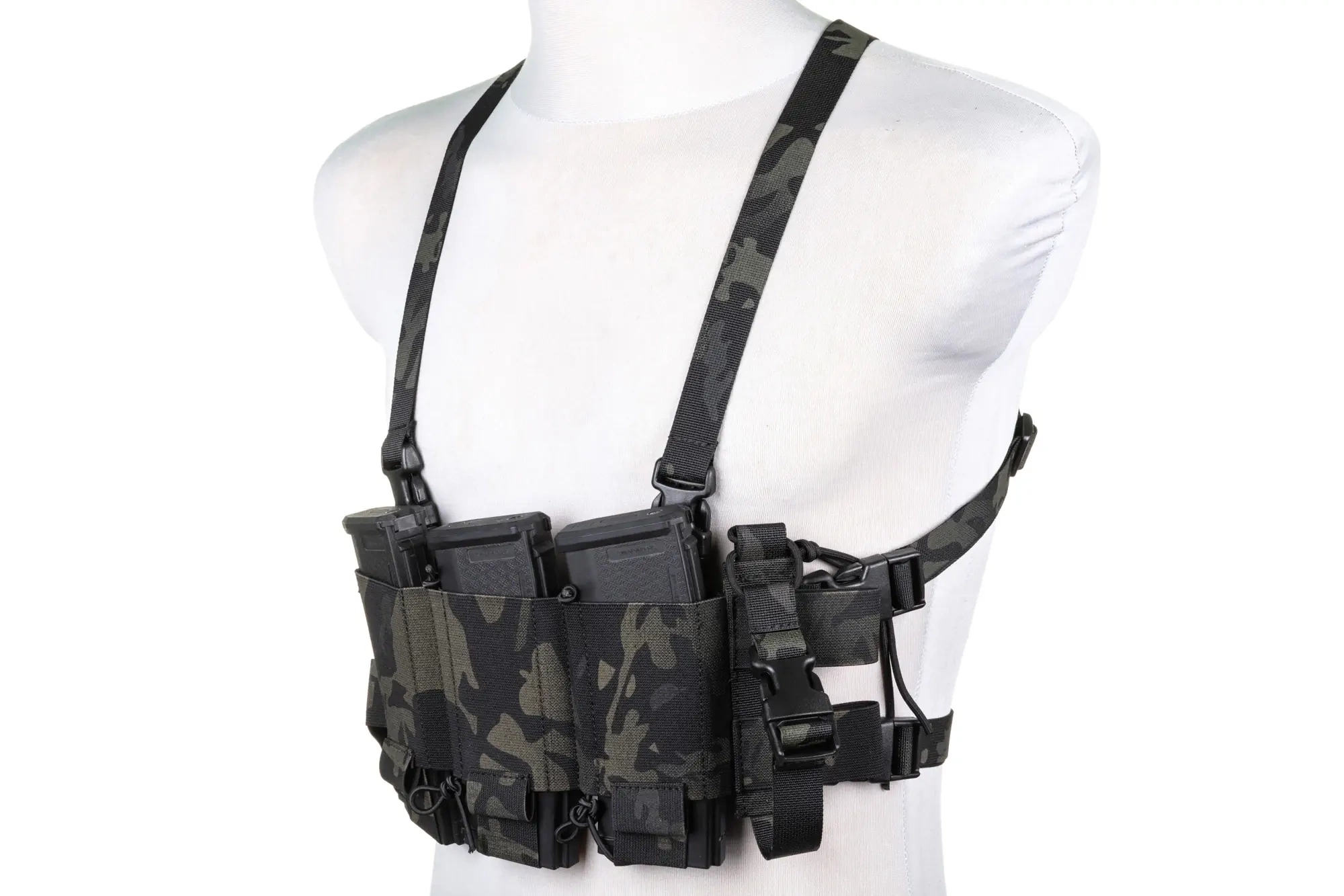 Minimalistická vesta typu Chest Rig Wosport VE-108 MC černá za 1046.00CZK - Allegro