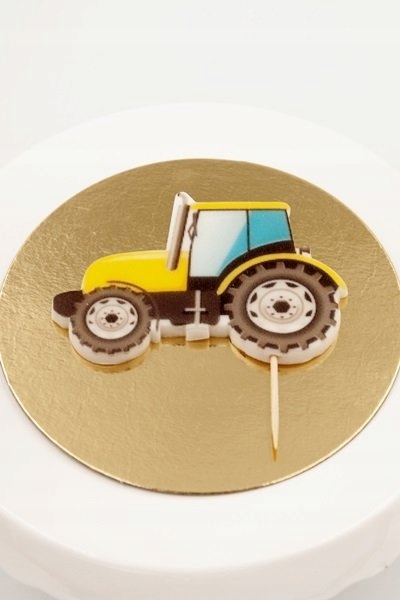 Figurka do dekoracji tortu TRAKTOR CIĄGNIK 2D 13892713684 - Allegro.pl