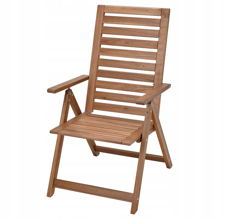 IKEA NAMMARO Krzesło z regulowanym oparciem bejca (5037218233369 ...