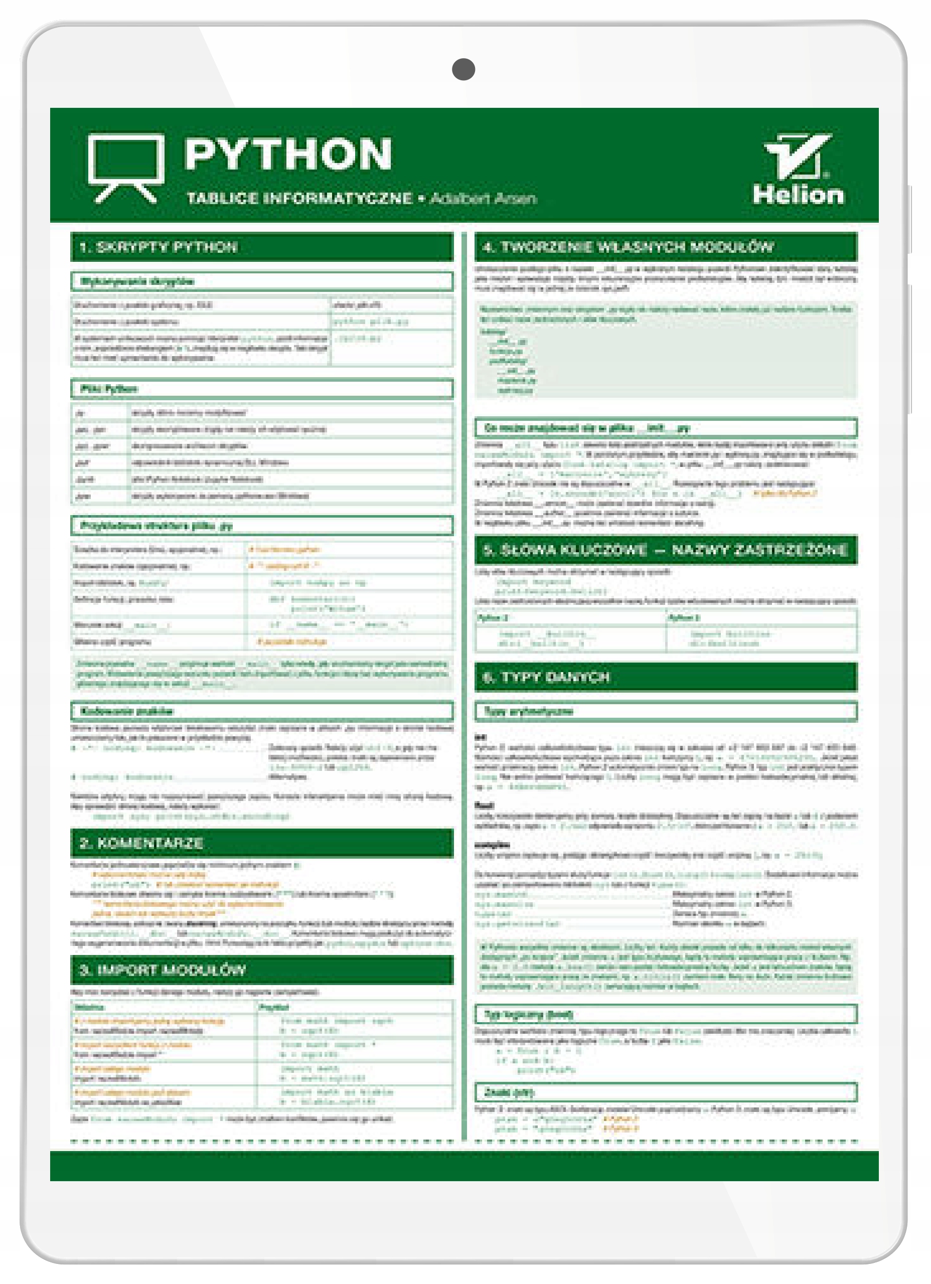 Tablice Informatyczne. Python. Adalbert - Niska cena na Allegro