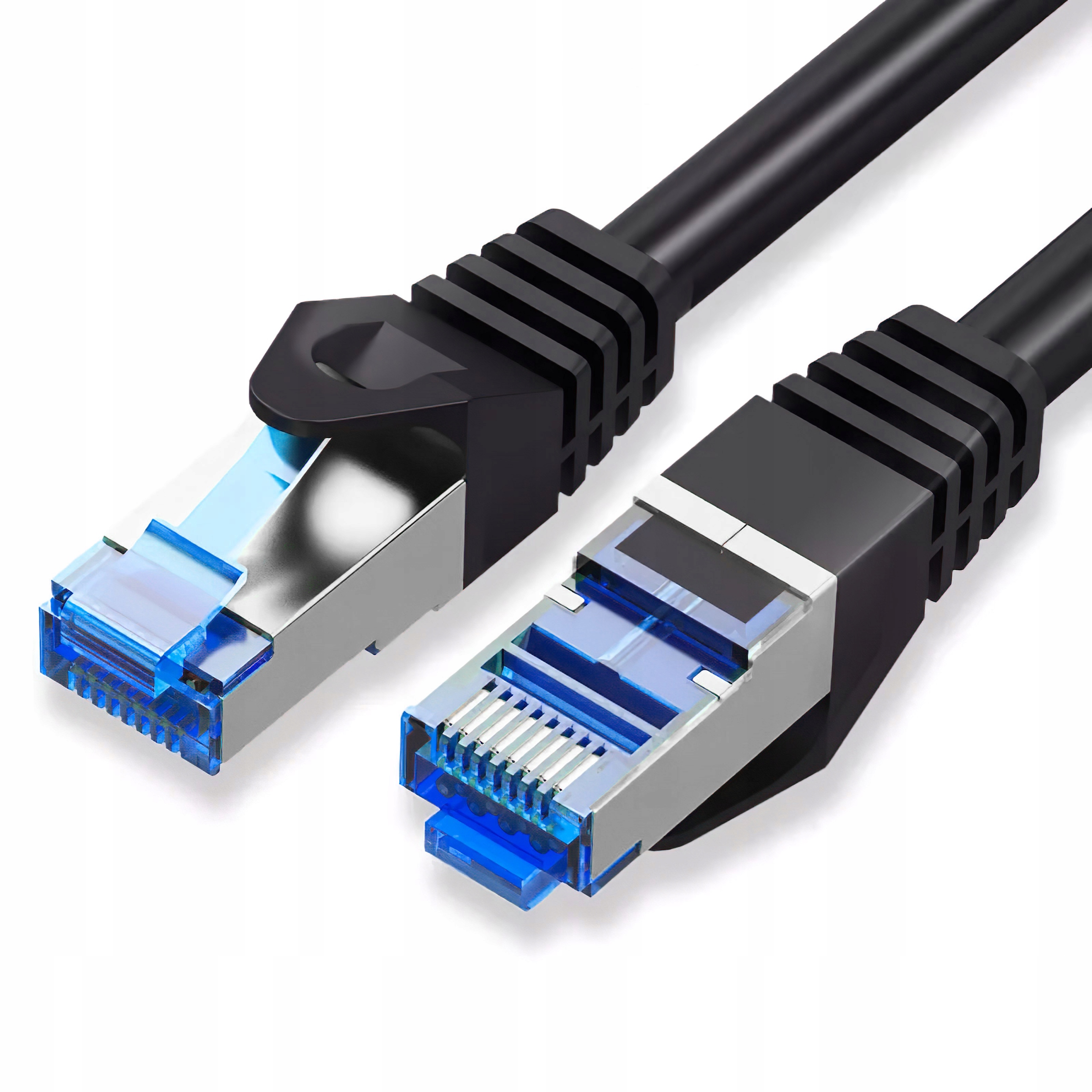 KABEL SIECIOWY S/FTP CAT6a LAN PRZEWÓD ETHERNET INTERNET SKRĘTKA RJ45 1 ...