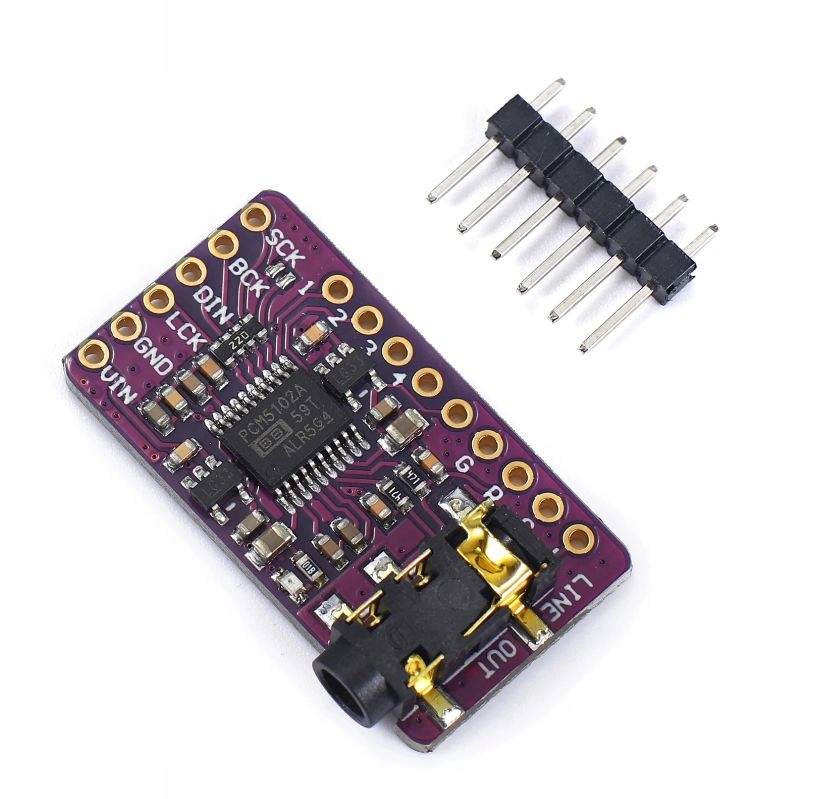 Interfejs I2S PCM5102A dekoder DAC GY-PCM5102 DAC PCM i2s audio RPI - Sklep, Opinie, Cena w Allegro