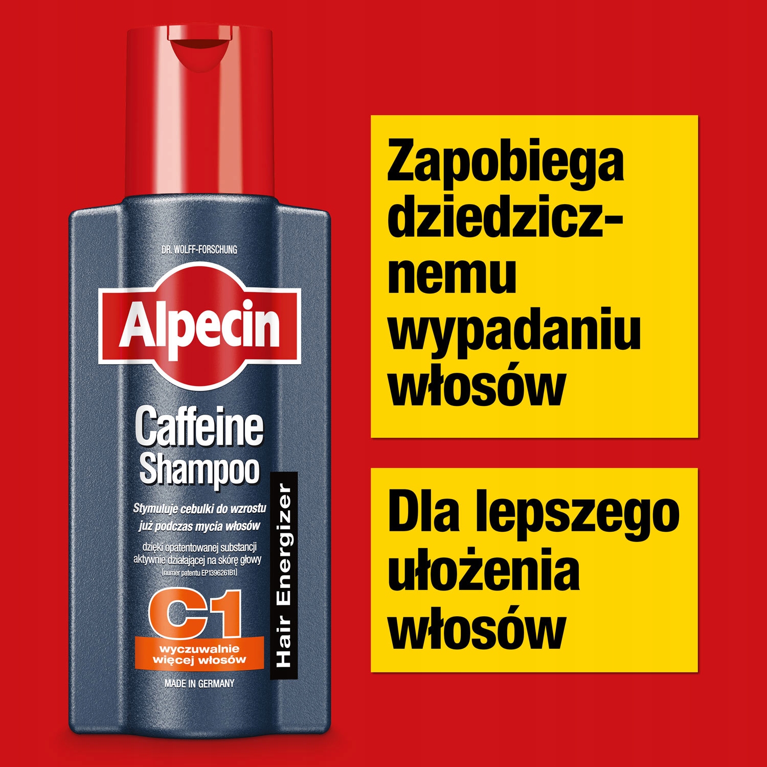 ALPECIN Caffeine Shampoo C1 250ml (4008666214522) • Cena, Opinie ...
