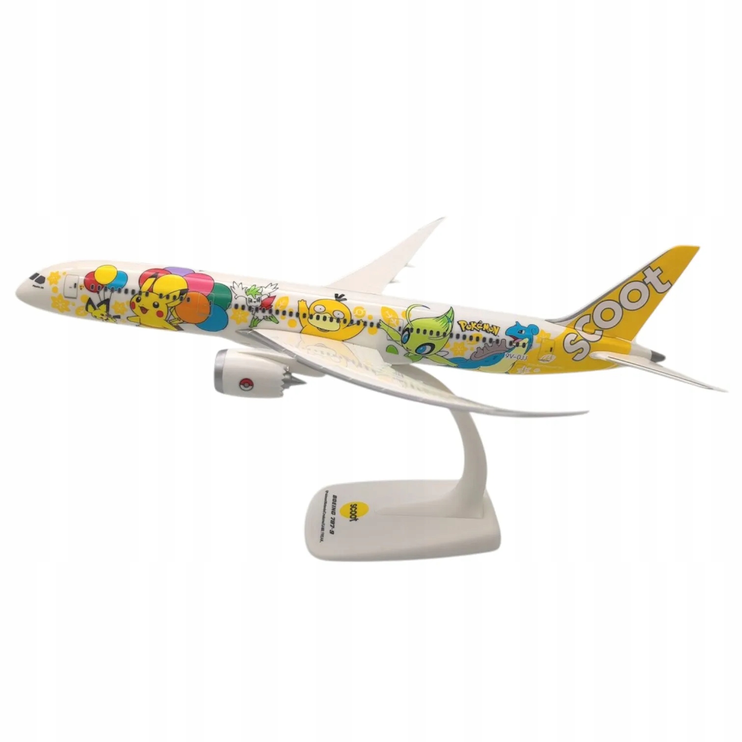 BOEING B787-9 SCOOT MODELL "POKEMON FELÜLET" 9V-OJJ za 12225.00HUF-ért ...