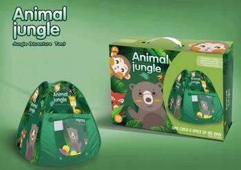 Stan 77 cm s 50 míčky - Džungle, (5905490841056) • Ceny, Recenze - Allegro