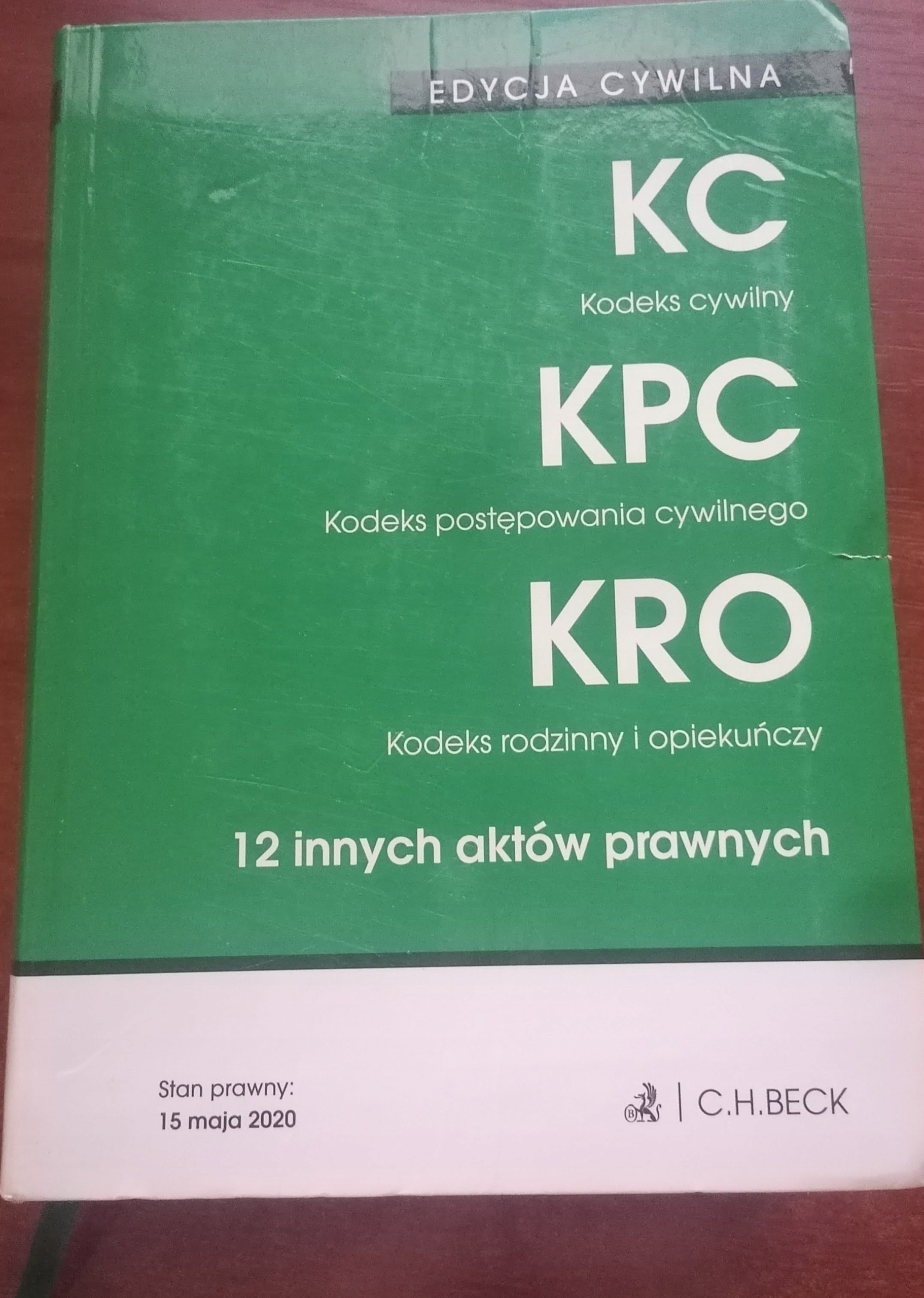 KC KPC KRO BECK Edycja cywilna Kodeks cywilny (17949267026) | Książka ...