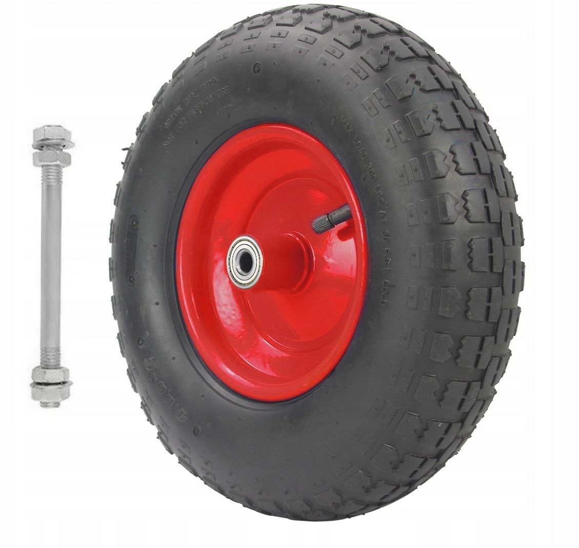 KÓŁKO 4.00-6 KOŁO DO TACZKI 400-6 400x6 Z OSIĄ (5906284250702) • Cena ...