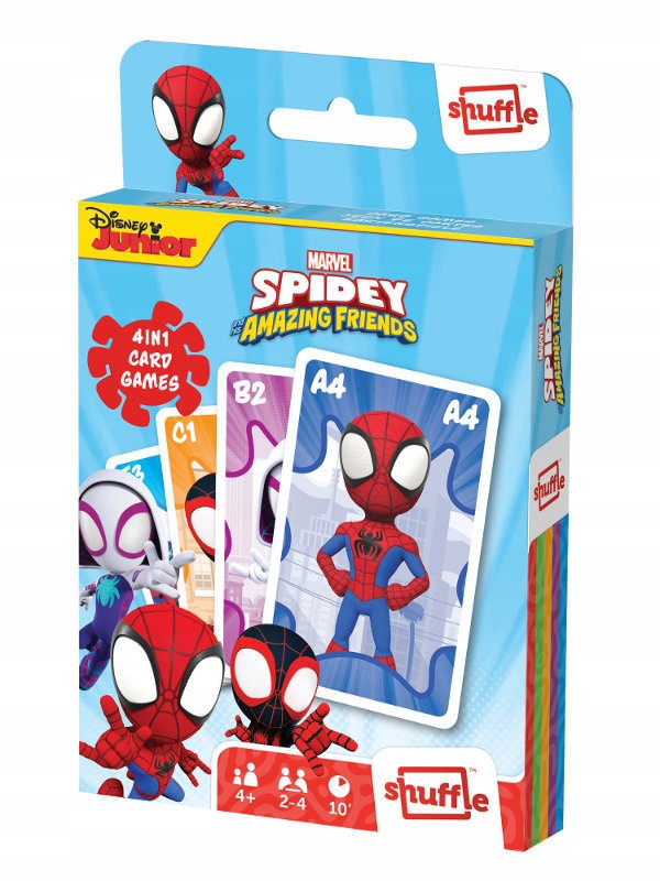 Shuffle Marvel Spidey 4w1 Cartamundi - Stan: Nowy 28.23PLN - Sklepy ...