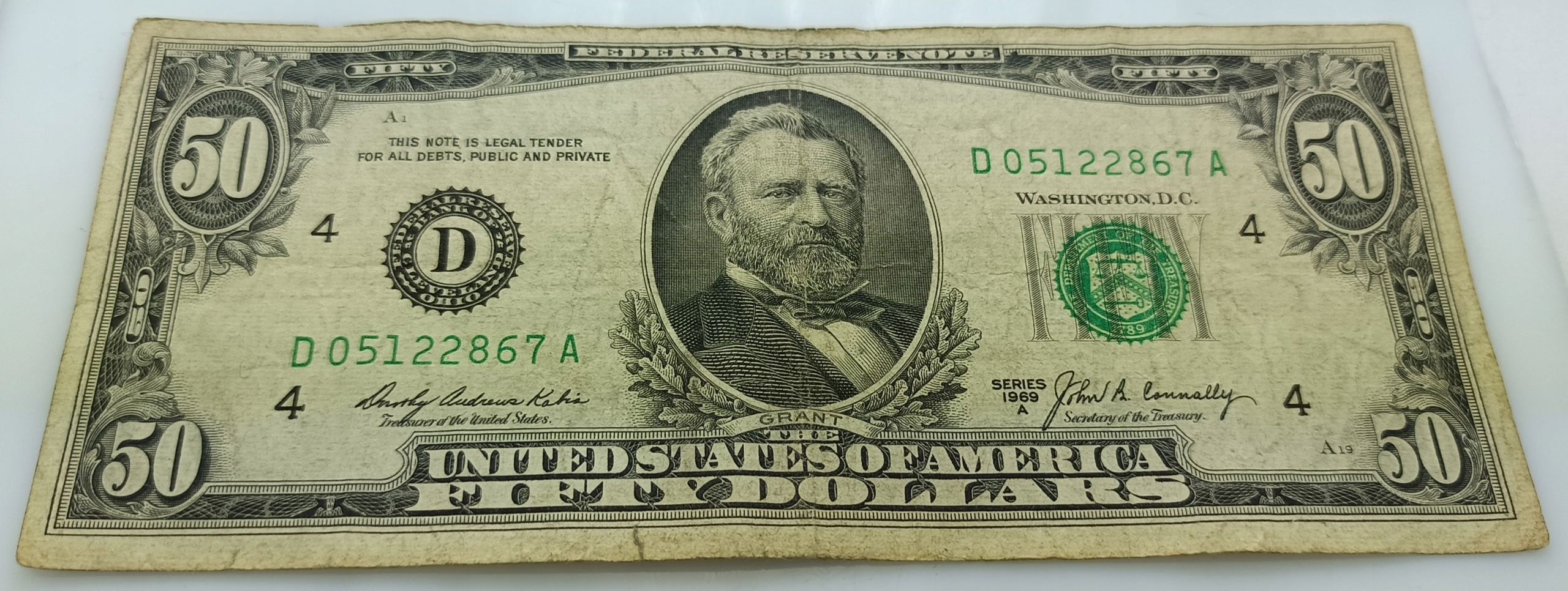 Banknot 50 dolarów, 1969 A 15262742028 - Allegro.pl