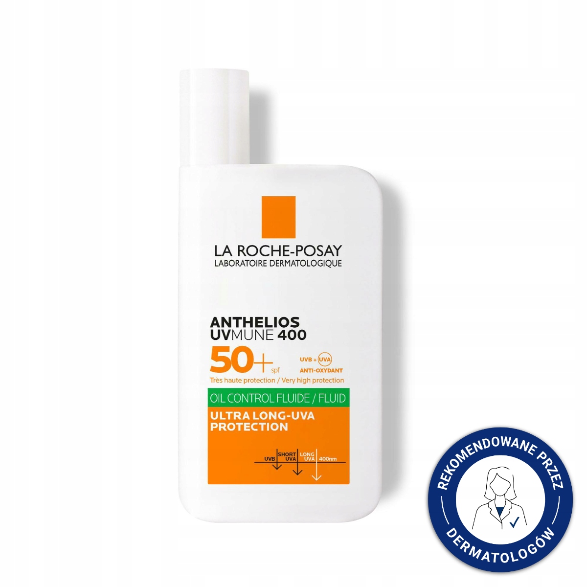La Roche Anthelios UVMune 400 Oil Control Fluid filtr SPF 50+ UV 50 ml (3337875847292) • Cena ...