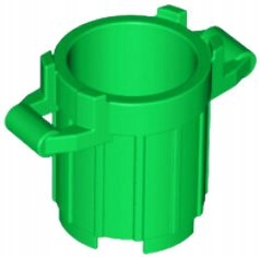 LEGO KUBEŁ NA ŚMIECI, KOSZ ZIELONY NR. 92926 • Cena, Opinie • Elementy ...