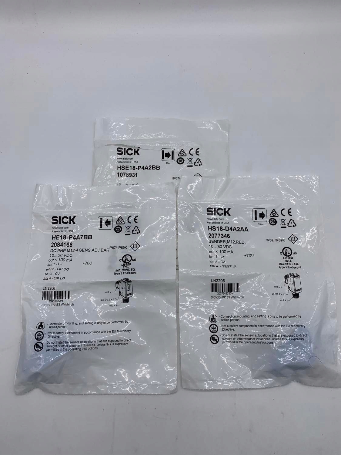 Sick HE18-P4A7BB Photoelectric sensor • Cena, Opinie • Czujniki i przetworniki 14077330047 • Allegro