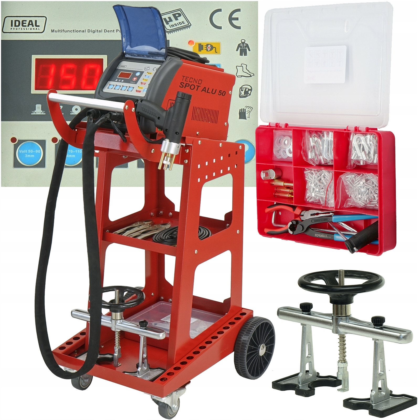 SPOTTER blacharski do ALUMINIUM ZESTAW DO USUWANIA WGNIECEN SPOTER ...