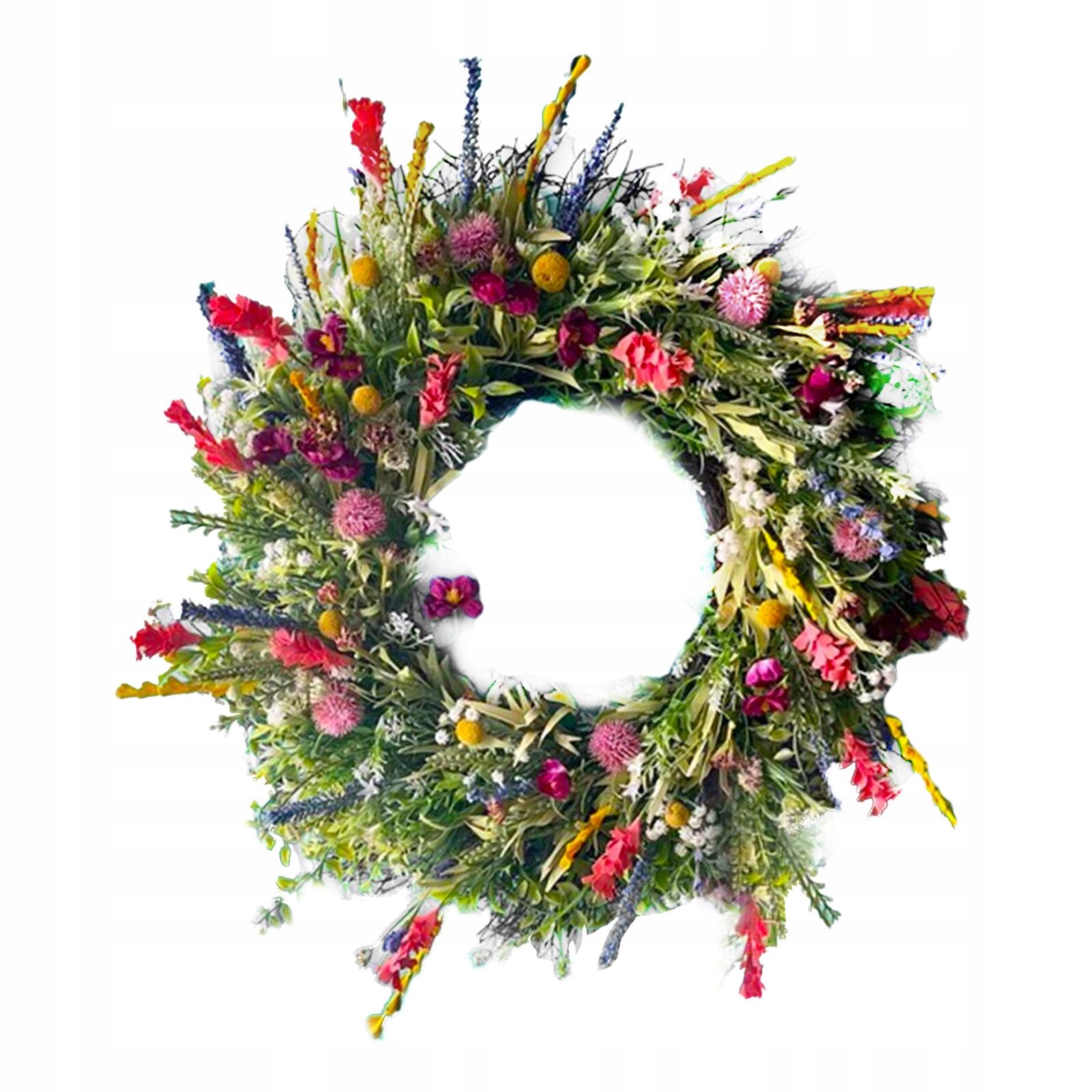 Wiosenny i letni wieniec wieniec na drzwi, (suntekonline-58029407 ...